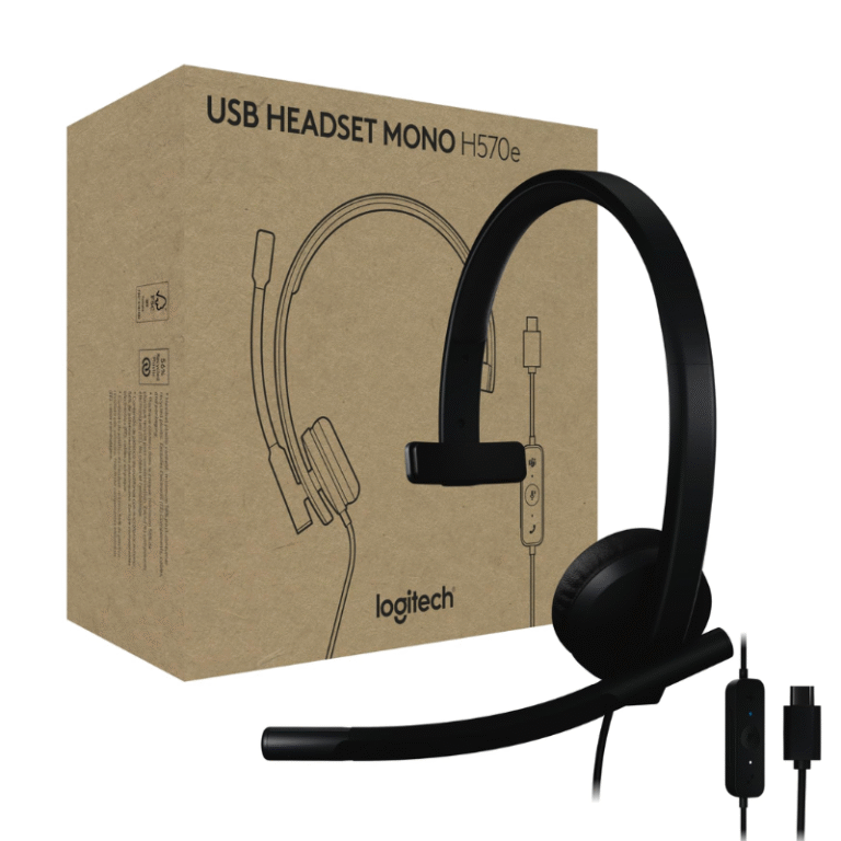 Logitech H650e Stereo USB‑A Headset Noise‑Cancel Mic Kenya